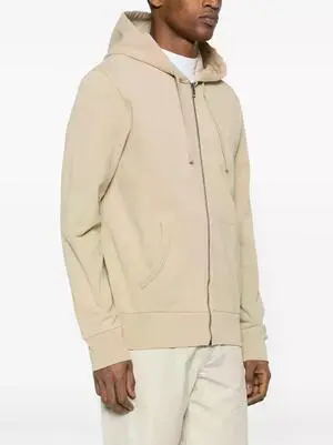 Polo Ralph Lauren Cotton Jersey Zipped Hoodie - Neutrals