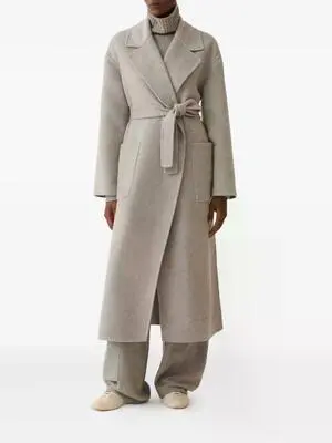 Fabiana Filippi Belted Patch-pocket Coat