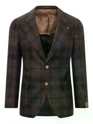 GABRIELE PASINI Check-pattern Single-breasted Suit