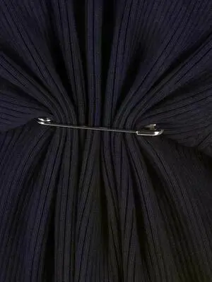 Balenciaga Safety Pin Knitted Mini Dress