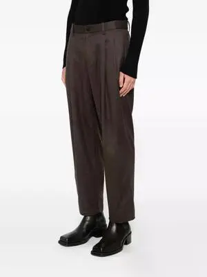 CROQUIS Tapered Trousers - Brown