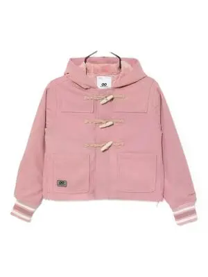 CHOCOOLATE Logo-patch Cropped Jacket - Pink