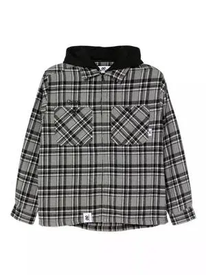 CHOCOOLATE Checked Jacket - Black