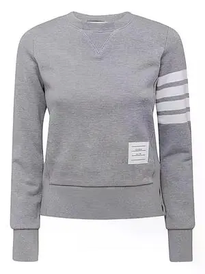 Thom Browne Loopback 4-bar Sweatshirt - Grey