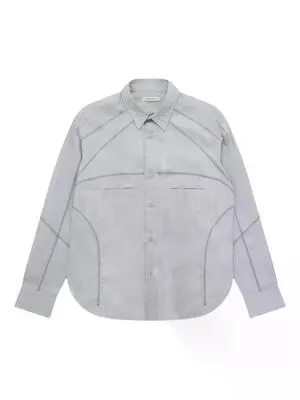CRAIG GREEN Striped Topstitching Shirt