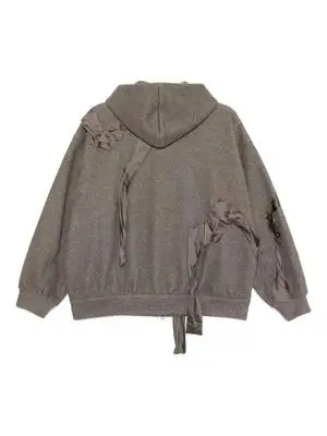 JNBY Ruffled Zip-up Hoodie