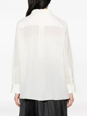 LESS Silk Blouse - White