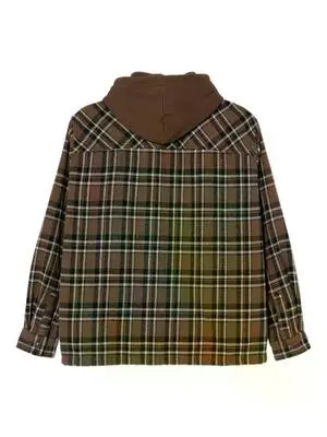 CHOCOOLATE Logo-embroidered Checked Jacket - Brown