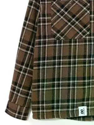 CHOCOOLATE Logo-embroidered Checked Jacket - Brown