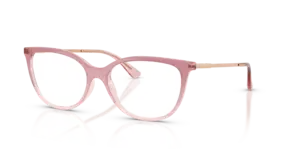 VOGUE EYEWEAR Full Rim Eyeglasses - Rosa Degradado,rosa Transparente