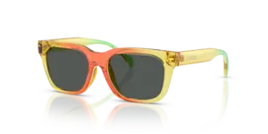 Versace Square Frame Sunglasses Naranja Amarillo Verde Degradado
