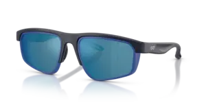 EA7 Rectangle Full Rim Sunglasses - Matte Dark Blue