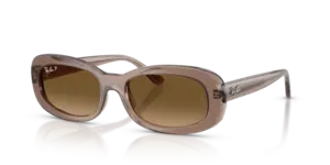Ray-ban Full Rim Sunglasses - Transparent Beige