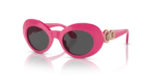 Versace Round Frame Sunglasses - Fucsia