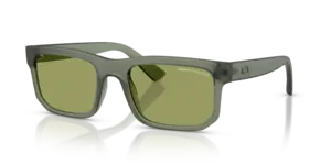Armani Exchange Full Rim Sunglasses - Frosted Agave