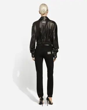 Dolce & Gabbana Lambskin Bomber Jacket