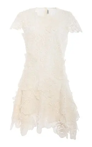Simkhai Novelle Lace Mini Dress - White