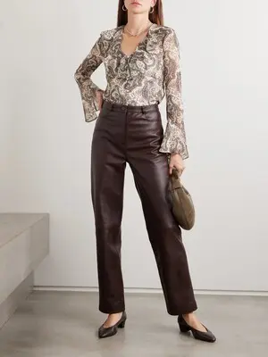 Veronica Beard Kyrie Ruffled Paisley-print Silk-georgette Blouse - Multi