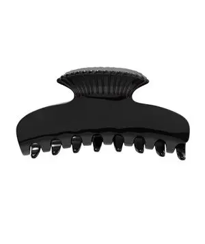 SOPHIE BUHAI Fan Shell Acetate Claw Clip - Black