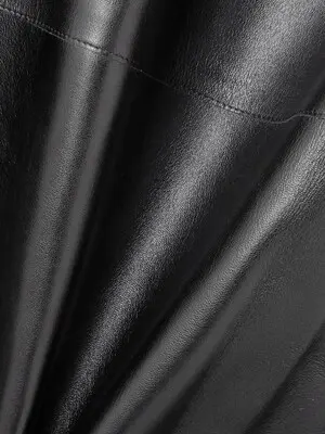 Givenchy Pleated Leather Barrel-leg Pants