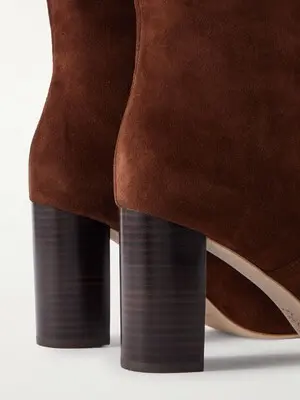 LOEFFLER RANDALL Goldy Suede Knee Boots - Brown