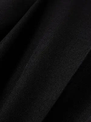Ralph Lauren Wrigley Grain De Poudre Wool Pants - Black