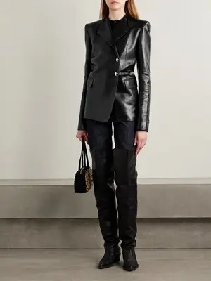 Khaite Elona Leather Jacket