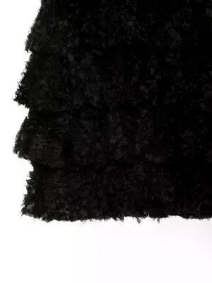 Karl Lagerfeld Ruffled Mesh Blouse