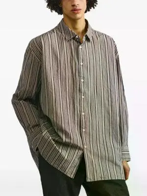 CASEY CASEY Hamnet Striped Buttoned Shirt