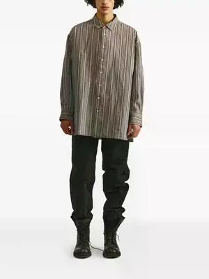 CASEY CASEY Hamnet Striped Buttoned Shirt