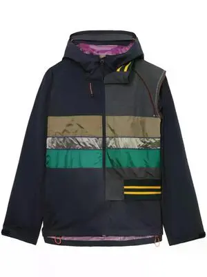 Kolor Hooded Jacket With Contrasting Panels
