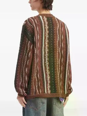 AFTERMATHS Striped Knit Sweater