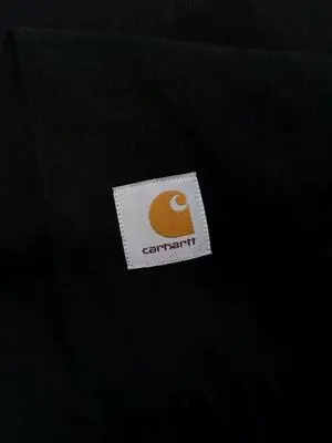Carhartt Work In Progress Clan Logo-patch Fringed Scarf