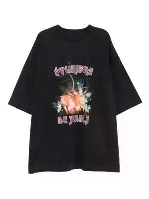 JUUN.J Graphic-print T-shirt - Blue