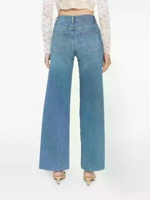 FRAME Wide Leg Jeans
