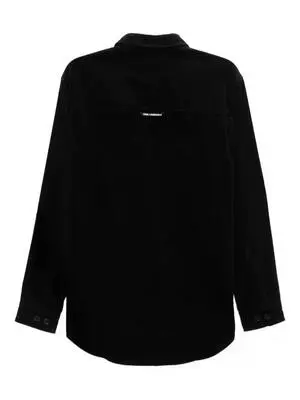 Karl Lagerfeld Logo-patched Corduroy Overshirt