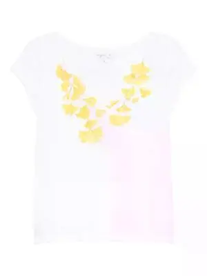 AGNÈS B. Floral-print T-shirt - White