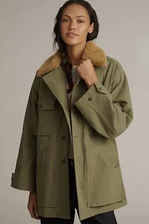 The Great. Quilted Liner Parka Jacket