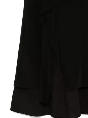 Yohji Yamamoto Twill Draped Pants
