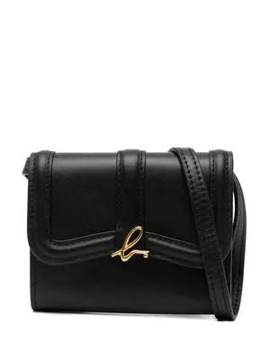AGNÈS B. Leather Shoulder Wallet - Black