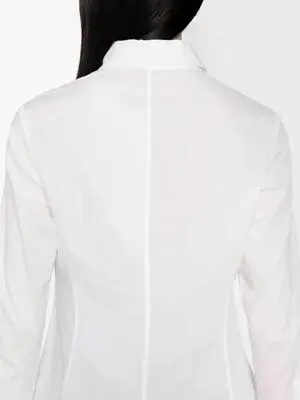 Yohji Yamamoto Asymmetric Panel Shirt - Neutrals
