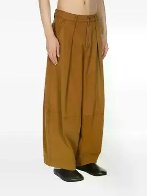 You Must Create Wide Leg Trousers - Brown