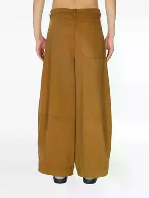 You Must Create Wide Leg Trousers - Brown