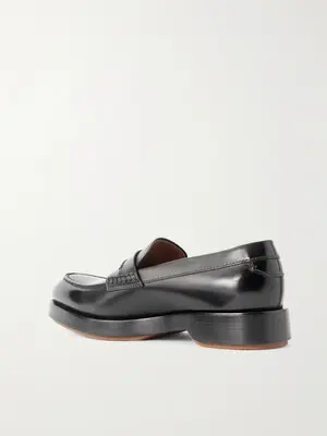 Zegna Udine Leather Loafers