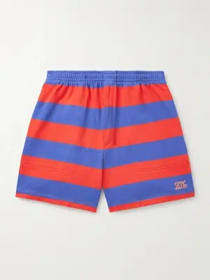 Bode Striped Shorts For Men