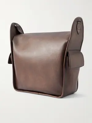 Berluti Périple Scritto Full-grain Venezia Leather Messenger Bag