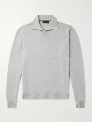 Sease Cashmere Polo Sweater