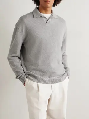 Sease Cashmere Polo Sweater