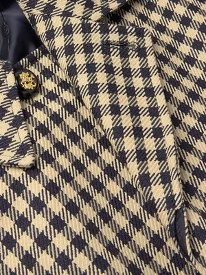 Valentino Garavani Gingham Cotton And Wool-blend Boxy Coat