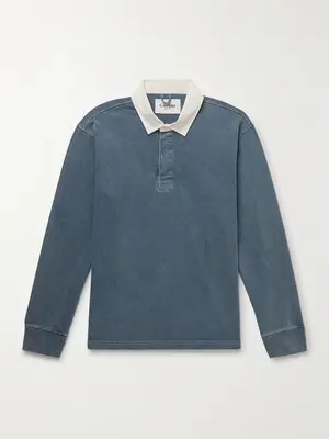 CORRIDOR Rugby Cotton-jersey Polo Shirt